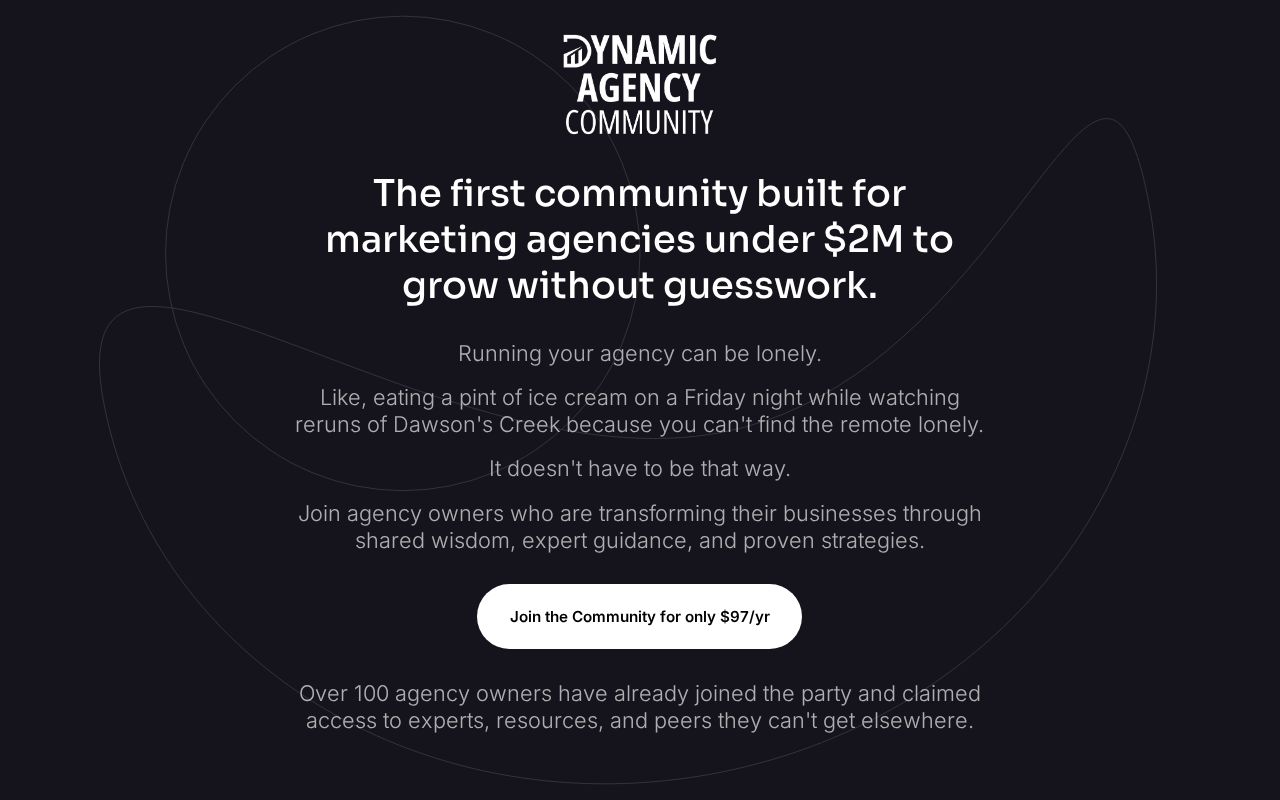 Dynamic Agency Community